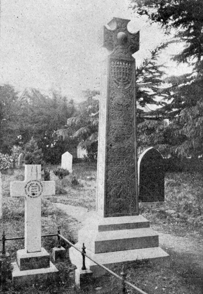 Memorial Cross over John Ruskin's Grave
